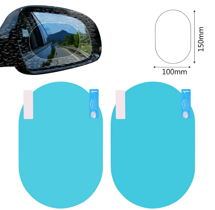 Antifog car mirror sticker | Waterproof car mirror stickers ninetynine.lk